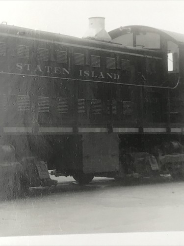 SIR Staten Island Rapid Transit SA-3 9026 Locomotive Railroad B&W ...