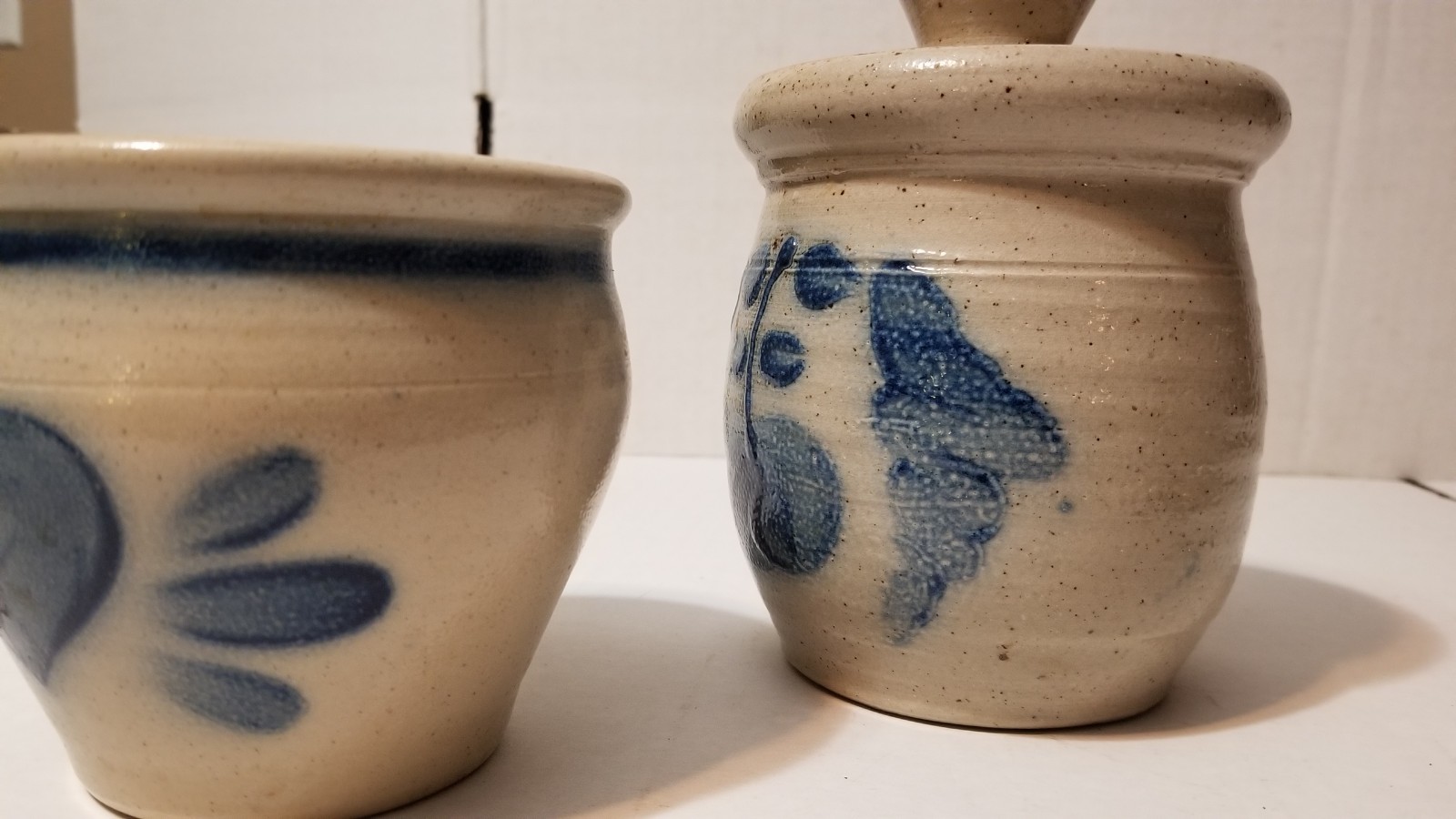 Shadowlawn Stoneware Pottery, 4 Piece Set, Delavan WI, Salt Glazed ...