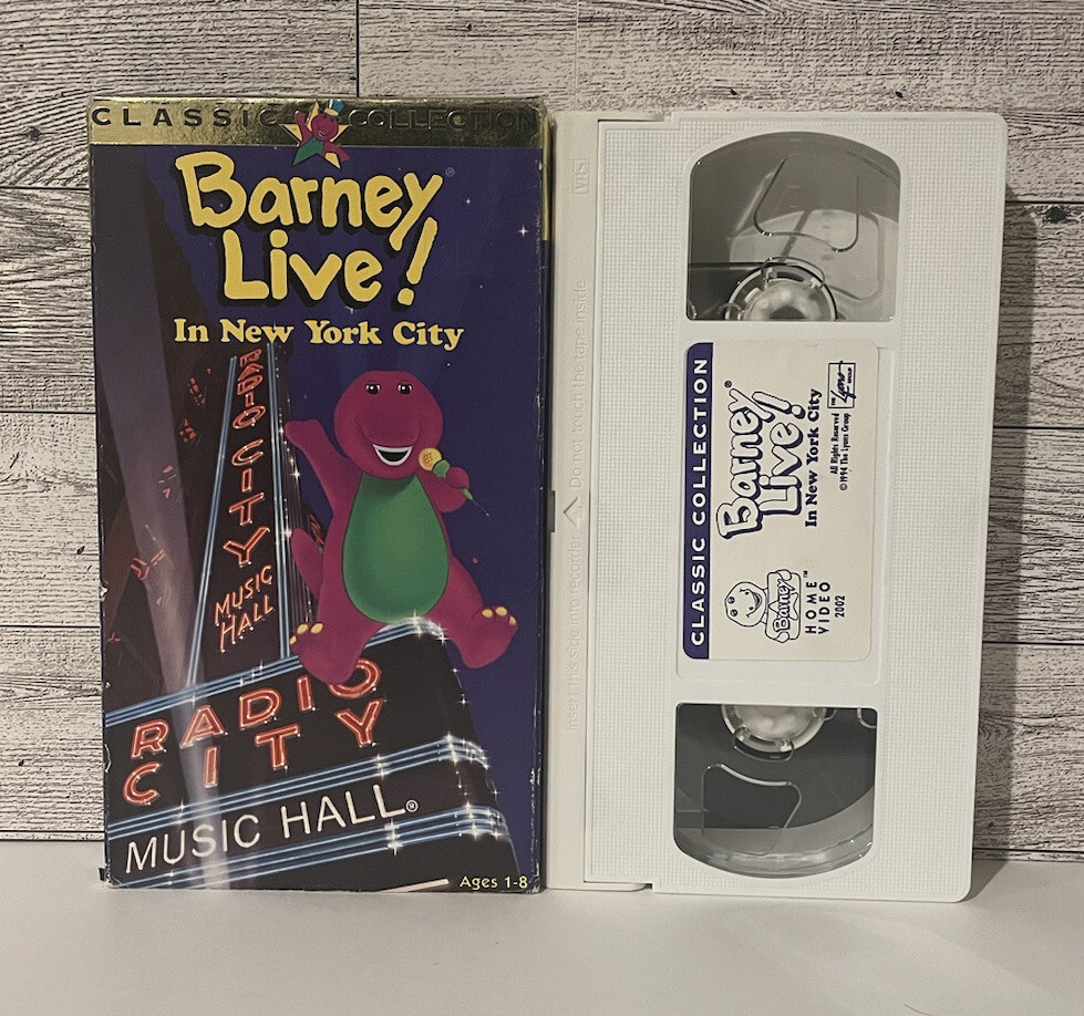 Barney Live In New York City VHS Video Tape | Grelly USA