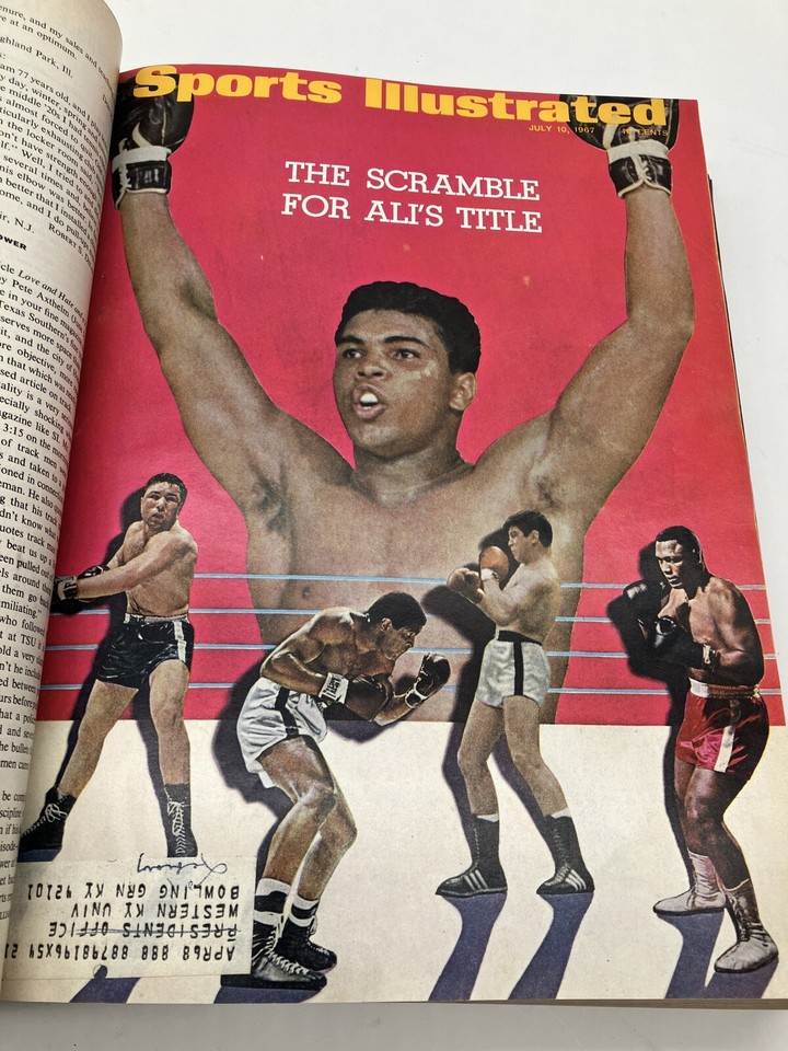 1967 Sports Illustrated Pirates Roberto Clemente W/ Ali-Tarkenton ...
