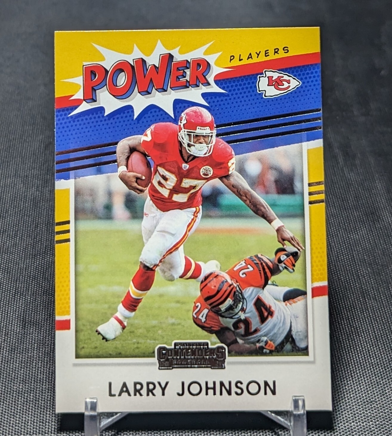 Larry Johnson Power Players 2021 Contenders Football Card Kansas City ...