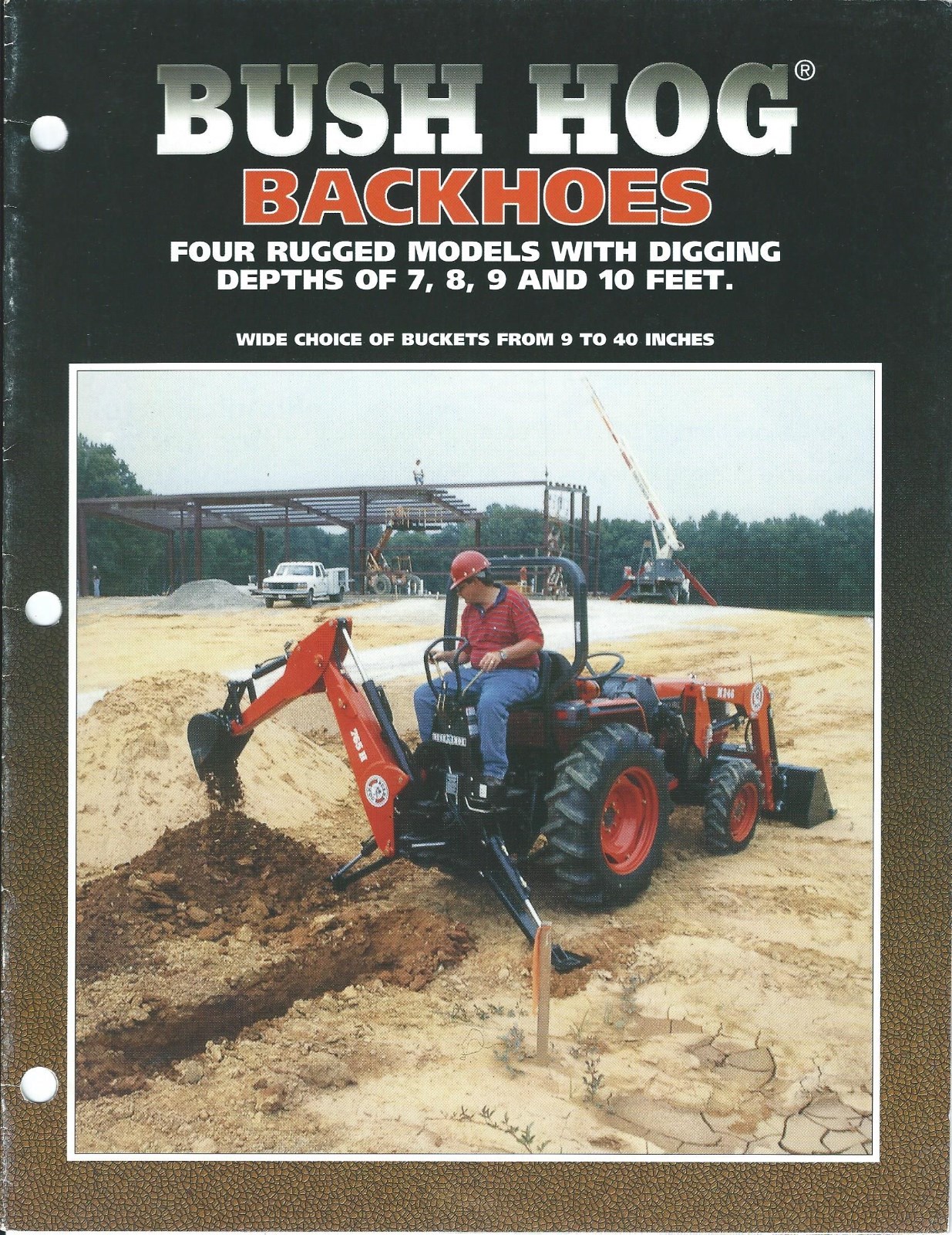 Farm Equipment Brochure - Bush Hog - 665H 765H 865H 965H - Backhoes ...