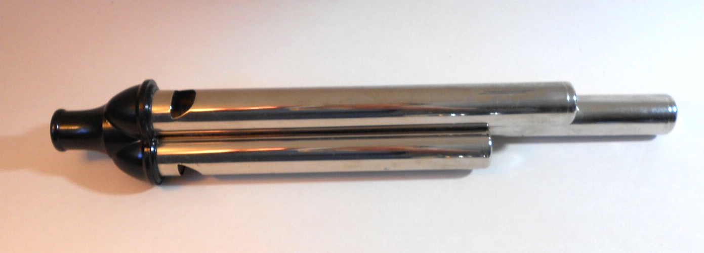 12 inch 3 Barrel Chime Train Conductor Signal Whistle Made n England ...