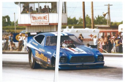 Drag Racing-Raymond Beadle-"BLUE MAX"-74 Mustang II AA/Funny Car-1975 ...
