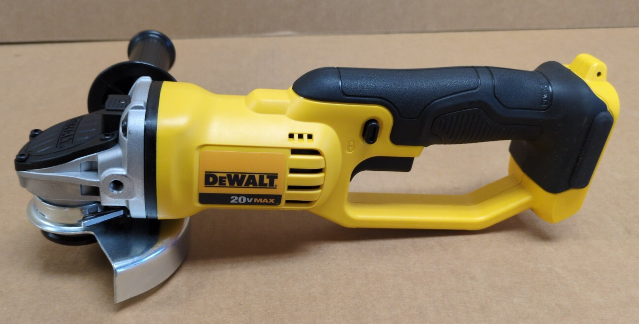 [Open-Box] (DCG412B) DEWALT 20V 4 1/2" / 5" Cordless Angle Grinder Tool ...