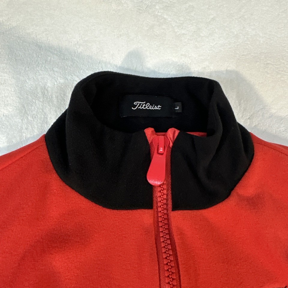 Titleist Zip-up Golf Jacket - Size L - Bright Red Women’s Bowling ...