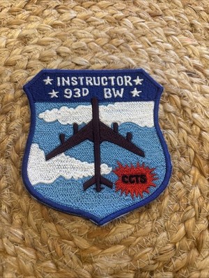 USAF AIR FORCE MILITARY PATCH 93RD BOMB WING COMBAT CREW TRAINING ...