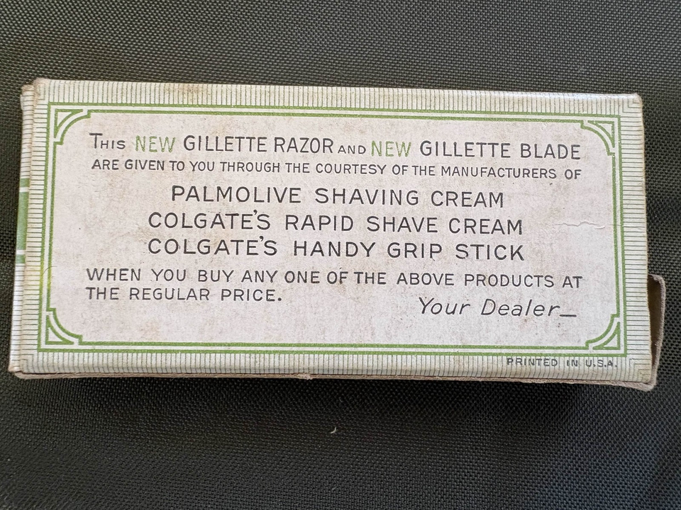Pre-patent Gillette Vintage Razor - VERY RARE, UNUSED | eBay