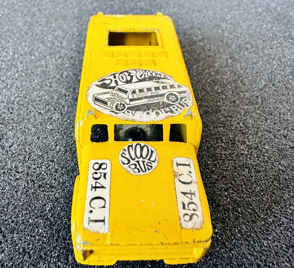 Hot Wheels Redline 1971 S’Cool Bus Heavyweights Yellow School Bus | eBay