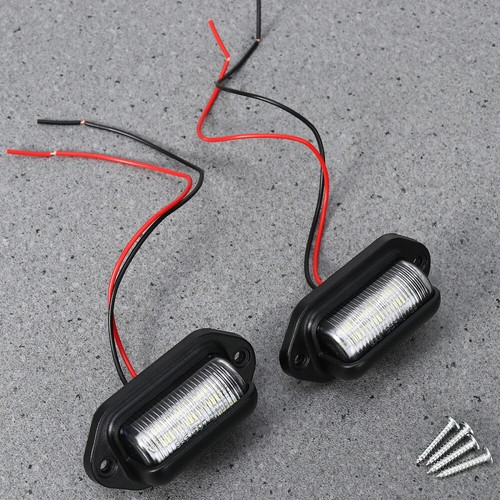 2X Universal LED License Plate Tag Light Lamp White For Truck SUV ...