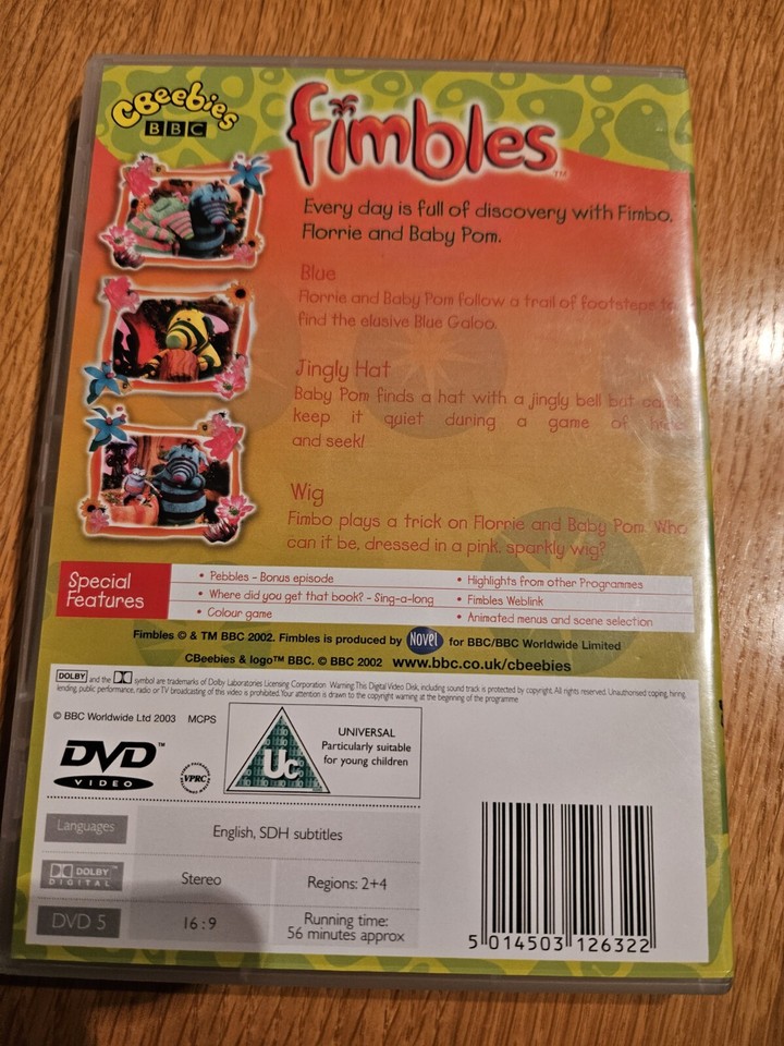 FIMBLES LET'S FIND THE FIMBLES DVD KIDS | eBay
