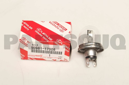 9098117008 Genuine Toyota BULB(FOR HEADLAMP, NO.1) 90981-17008 | eBay