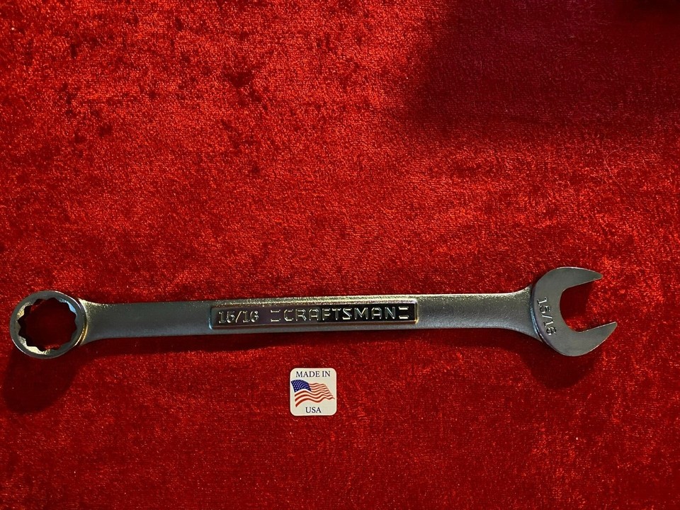 Craftsman USA 12 Point SAE Combination Wrench VA Series, Pick A Size ...