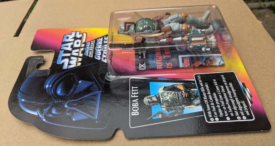 STAR WARS POTF2 BOBA FETT THX LEAFLET TRI-LOGO 1996 RARE TL20 | eBay UK