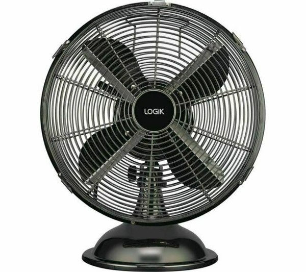 Logik 12" Desk Fan - Black (L12DFGM17) for sale online | eBay