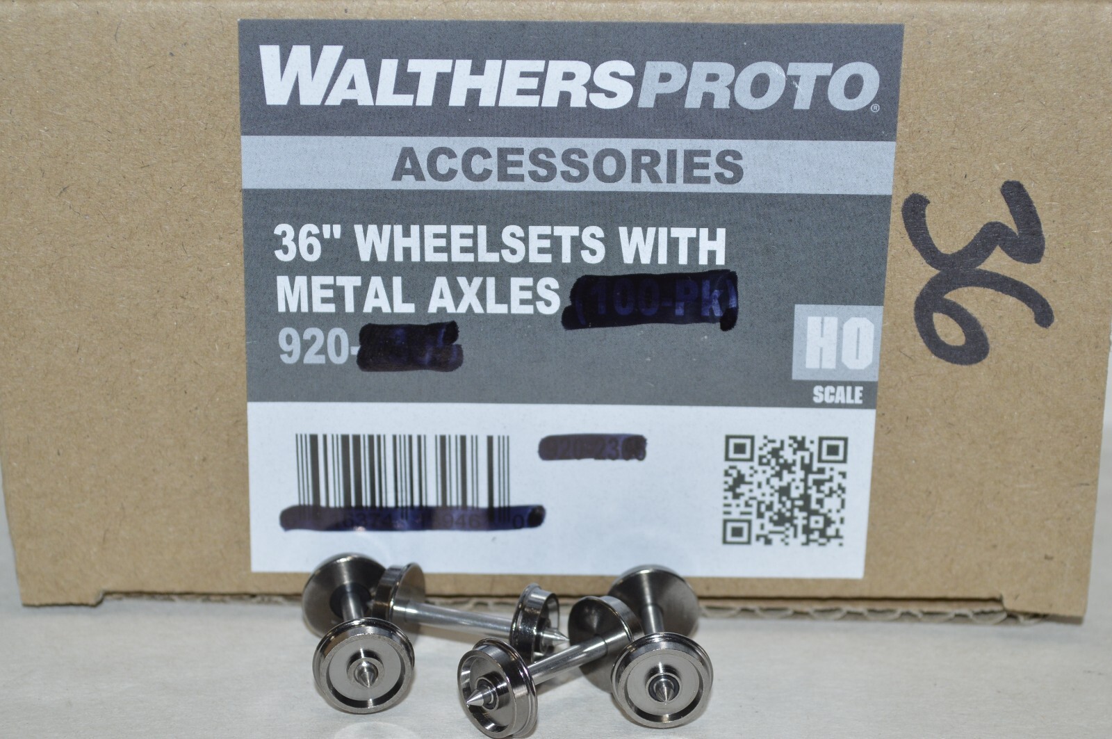 HO scale PARTS Walthers Proto 36" metal wheel wheelset (lot set of 4 ...