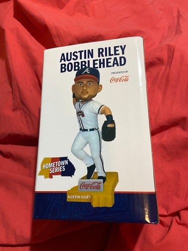 AUSTIN RILEY ATLANTA BRAVES BOBBLEHEAD BRAND NEW IN BOX HOMETOWN SERIES ...