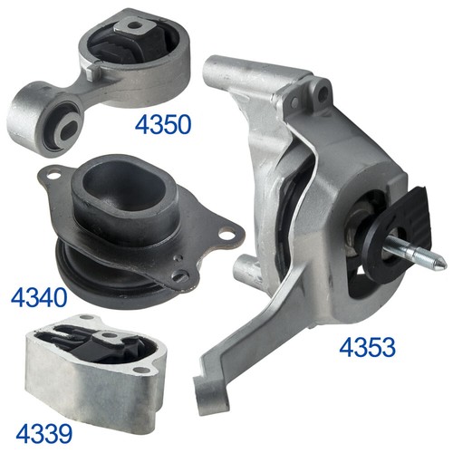 4PCS Engine Moto r& Trans Mount for Nissan Altima 2007-2016 2.5L A4353 ...