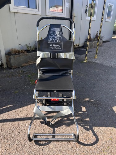 Ferno Compact Track Chair, With Adjusting Handle, Black With Removeable ...