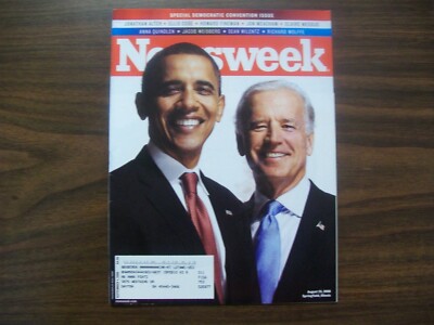 Obama & Biden Nominated Newsweek - August 23, 2008 - Very Fine ...