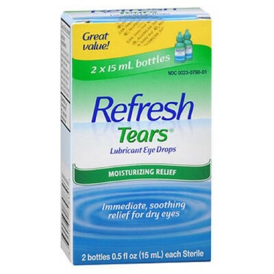 REFRESH Larmes Lubrifiant Eye Gouttes 2 x 15 ML Par REFRESH | eBay