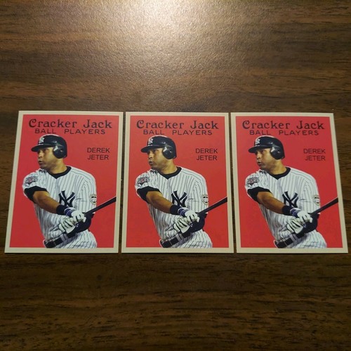 Derek Jeter YANKEES Cracker Jack #2 MLB Baseball promo | eBay