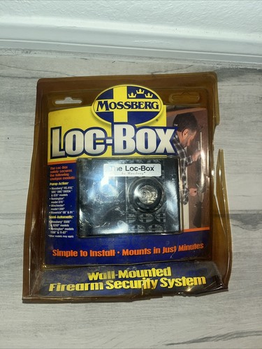 Mossberg Loc Box Wall Mounted Firearm Security System Distressed Box | eBay