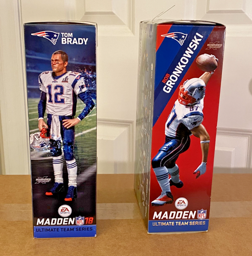 MADDEN NFL 18 19 Ultimate Team Series #12 TOM BRADY #87 RON GRONKOWSKI ...