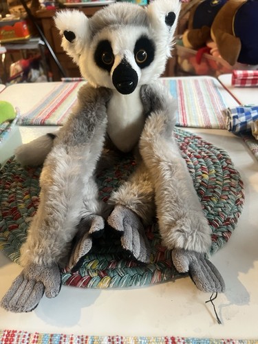 Adventure Planet Ring Tailed Lemur Plush 15" Stuffed Animal Hugger ...