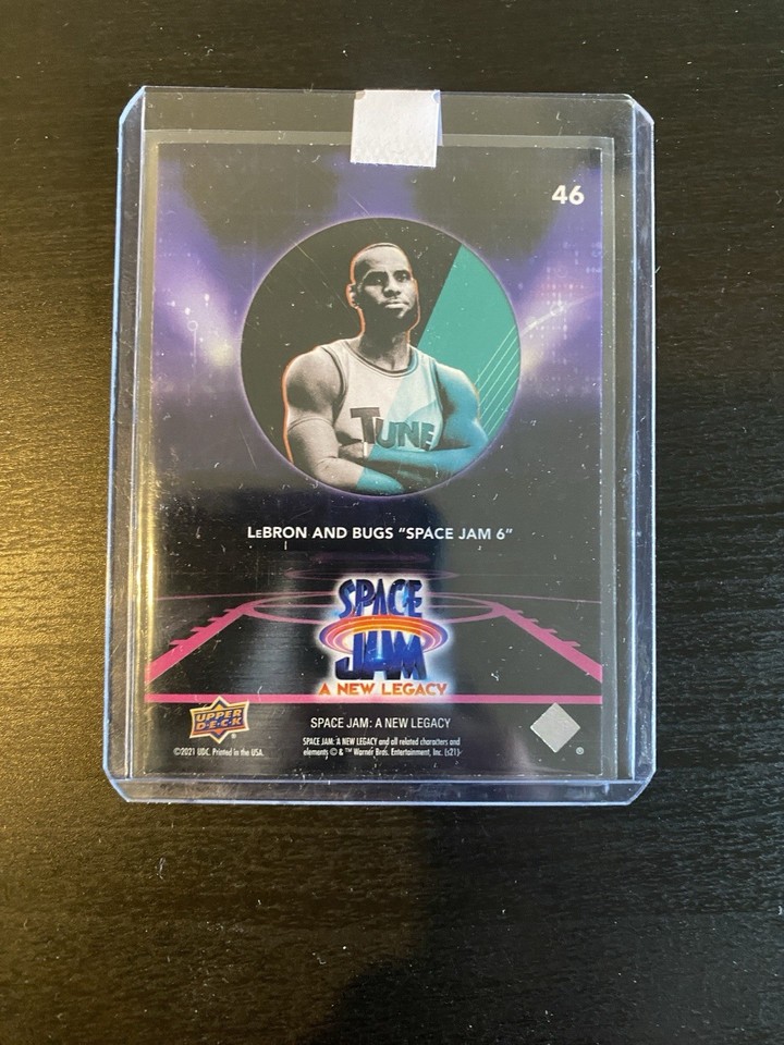 2021 Upper Deck Space Jam A New Legacy Blue LeBron James & Bugs Space ...