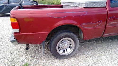 Rear Bumper Step Bumper Flareside Chrome Fits 97-04 RANGER 217181 | eBay