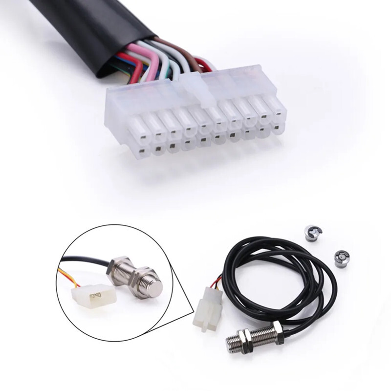 Universal Motorcycle Digital Dash Digital Panel LED LCD Speedometer ...