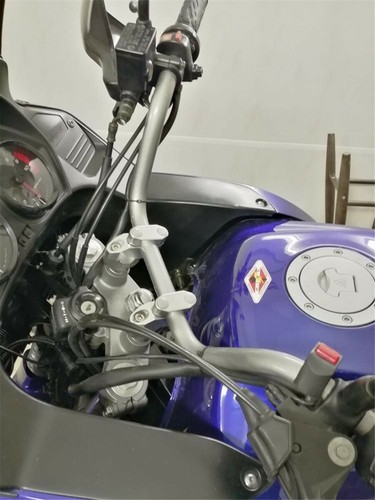 2x Black Handlebar Riser Kit 7/8" Bars 22mm Handle Bar Risers for ...