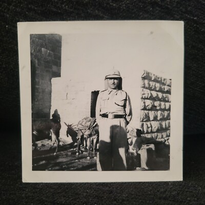 Vintage Polaroid Photo West German Military Police North Africa | eBay