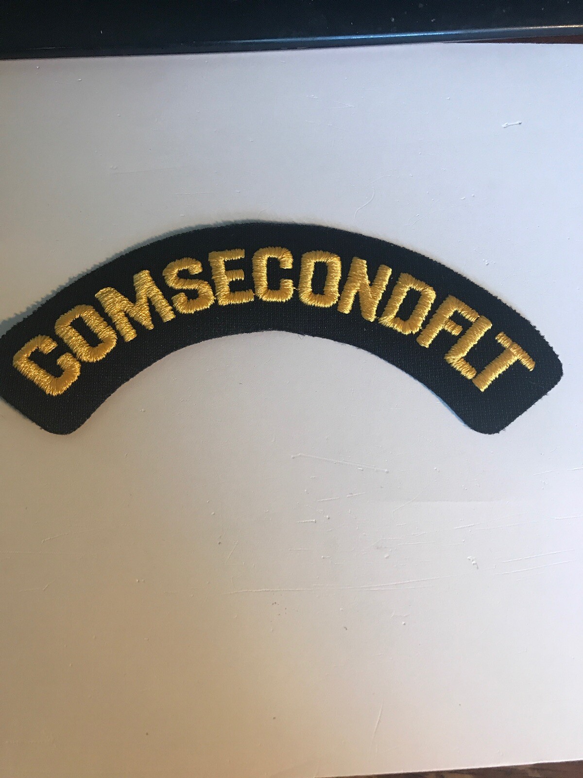 US Navy Patch - Tab - Arc - COMSECONDFLT - Commander Second Fleet 26 ...