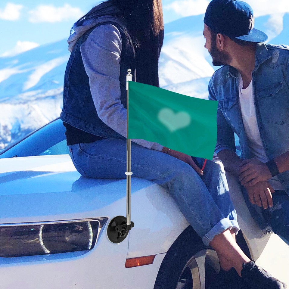 Grip Flag Firmly Tailgate Flag Pole Suction Cup Flagpole Holder Man ...