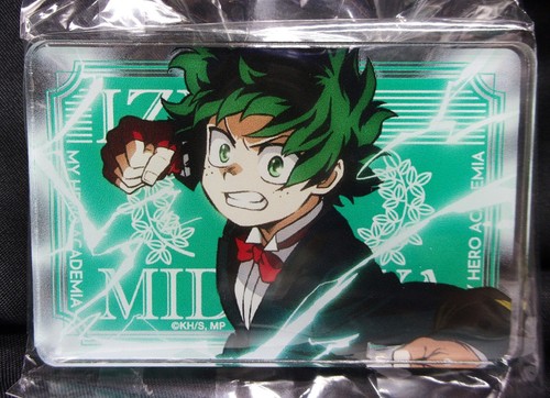 Izuku Midoriya Name Tag - My Hero Academia Acrylic Badge Pin Clip ...