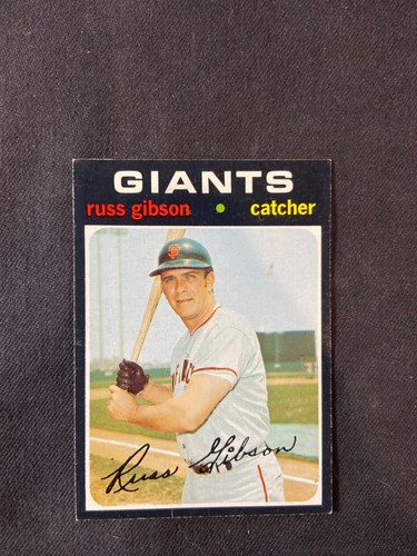 1971 Topps Raw Est EXMT #738 Russ Gibson Short print | eBay