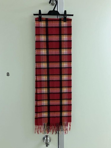 Colombo Cashmere Tartan Check Scarf 100% Made in Italy 28.5x190cm | eBay