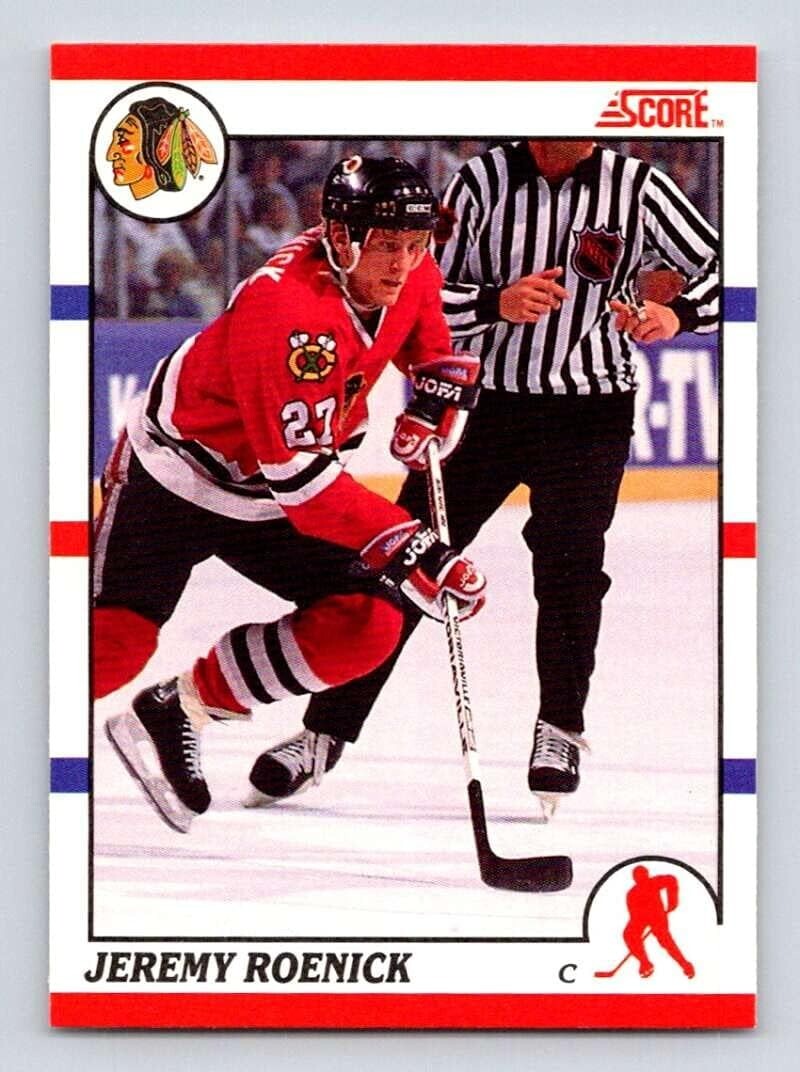1990 SCORE NHL #179 JEREMY ROENICK Chicago Blackhawks ROOKIE CARD RC | eBay