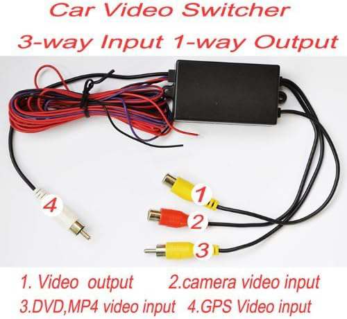 Intelligent Car Video Switcher 3-way Input 1-way Output for the Car ...