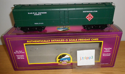 MTH PREMIER 20-94075 RAILWAY EXPRESS AGENCY REA R50B REEFER CAR O SCALE ...