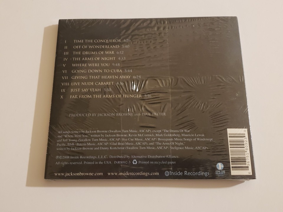 2008 Jackson Browne: Time the Conqueror CD - NEW | eBay
