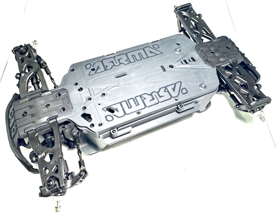 Arrma BIG ROCK 223S BLX 1/10 4x4 Crew Cab Roller Slider Chassis 3S ...