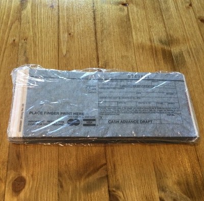 Vintage Credit Card Imprinter Sales Slips w/ Carbon Paper Duplicate ...