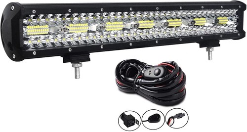 22 inch 57 cm 480W Led Light Bar LED Work Pod Triple Light Off Road ...