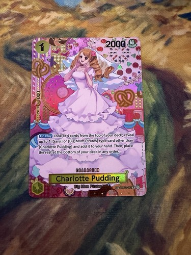 Charlotte Pudding OP03-112 SP Two Legends OP-08 One Piece Card Game NM ...
