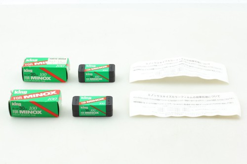 2 Packs [Unused] Limited Minox Negative Color Film 8x11 ISO 100 30EX ...