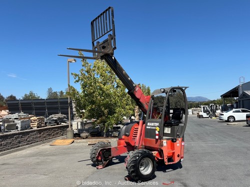 2014 Manitou TMT 55 HT 5,500 lbs Truck Mounted Reach Forklift Kubota ...