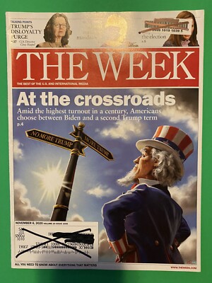 The Week Political Magazine November 6, 2020 At The Crossroads | eBay